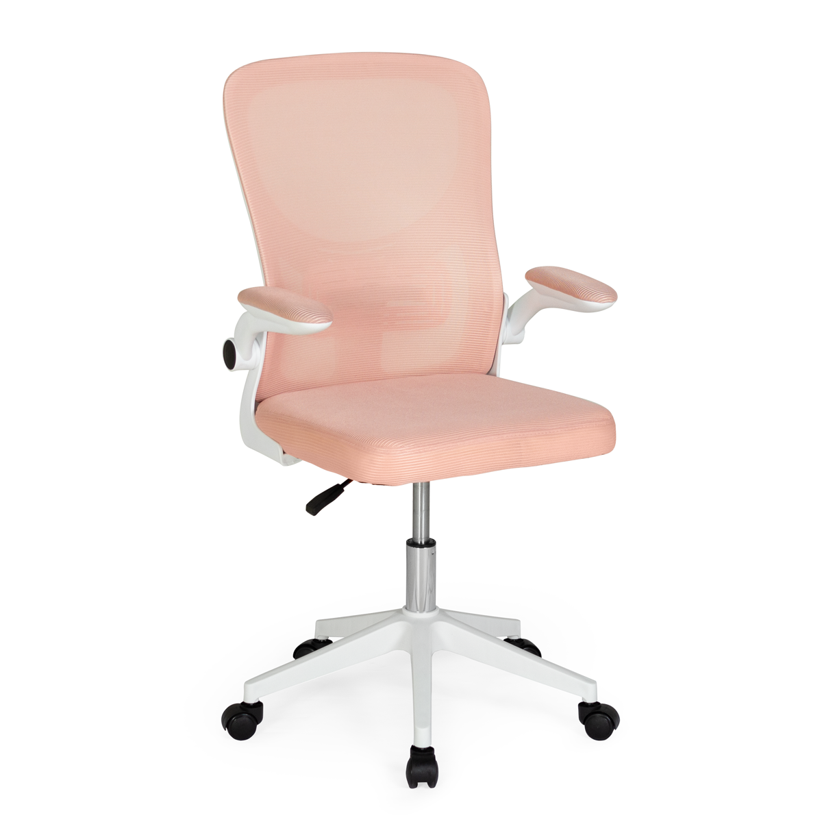 Cadeira de Escritório Mônaco Base Giratória Rosa