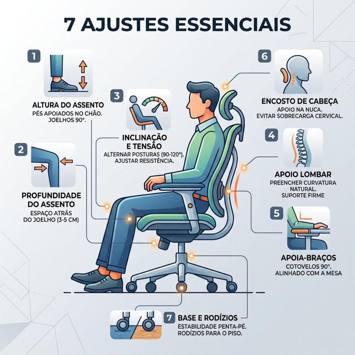 Guia Completo: Cadeira de Escritório e Home Office – Ergonomia, Tipos e ...